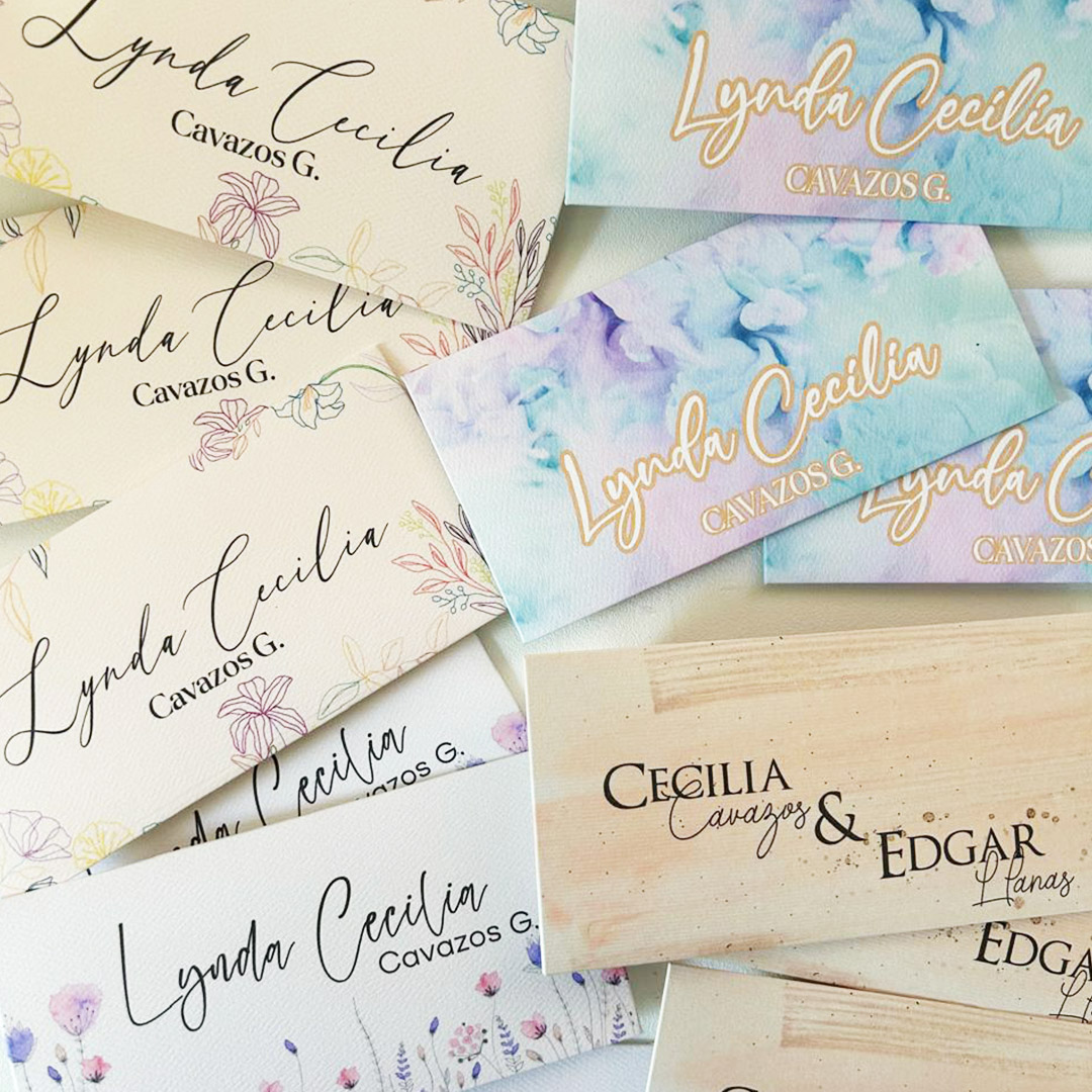 Kit de 12 Sobres Personalizados | Mood Design