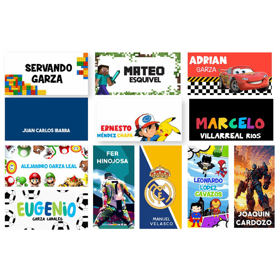 Colecciónes Digitales – Sobres Personalizados | Mood Design